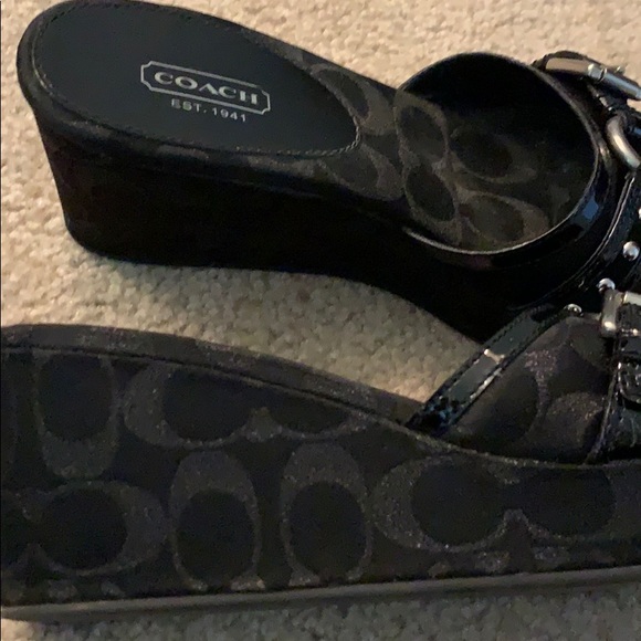 Coach | Shoes | Coach Slides Black | Poshmark
